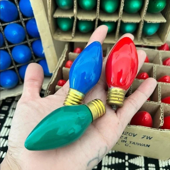 Vintage Christmas Light Bulbs